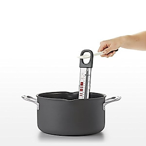 OXO Good Grips Glass Candy and Deep Fry Thermometer, Silver, 1 EA