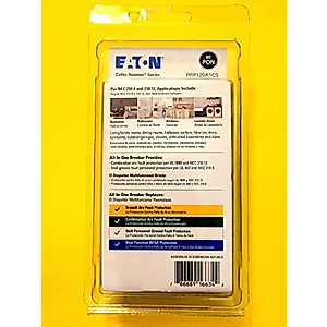 Cutler-Hammer Eaton All In One Breaker Plug On Neutral Arc FaultGround FaultOvercurrent Protection 20amp