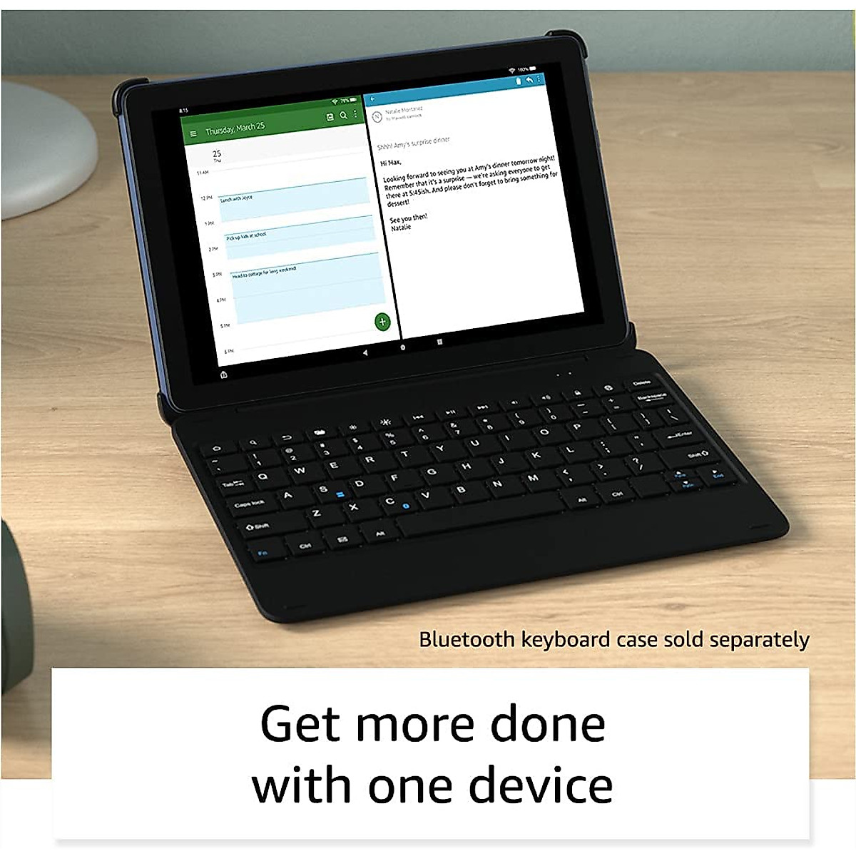 Certified Refurbished Fire HD 10 tablet, 10.1", 1080p Full HD, 32 GB, latest model (2021 release), Black