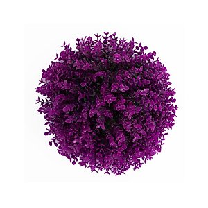 Yanunbx Artificial Topiary Trees Ball, Lifelike Plants Leaf Boxwood Decor Cone for Wedding,Home,Front Patio,Planter,Deck,Garden,Backyard,B-35cm