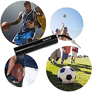 Automatic Electric Ball Pump, Air Pump with Needles for Balls, Basketball, Soccer, Volleyball, Football, Rugby, Inflatables and More