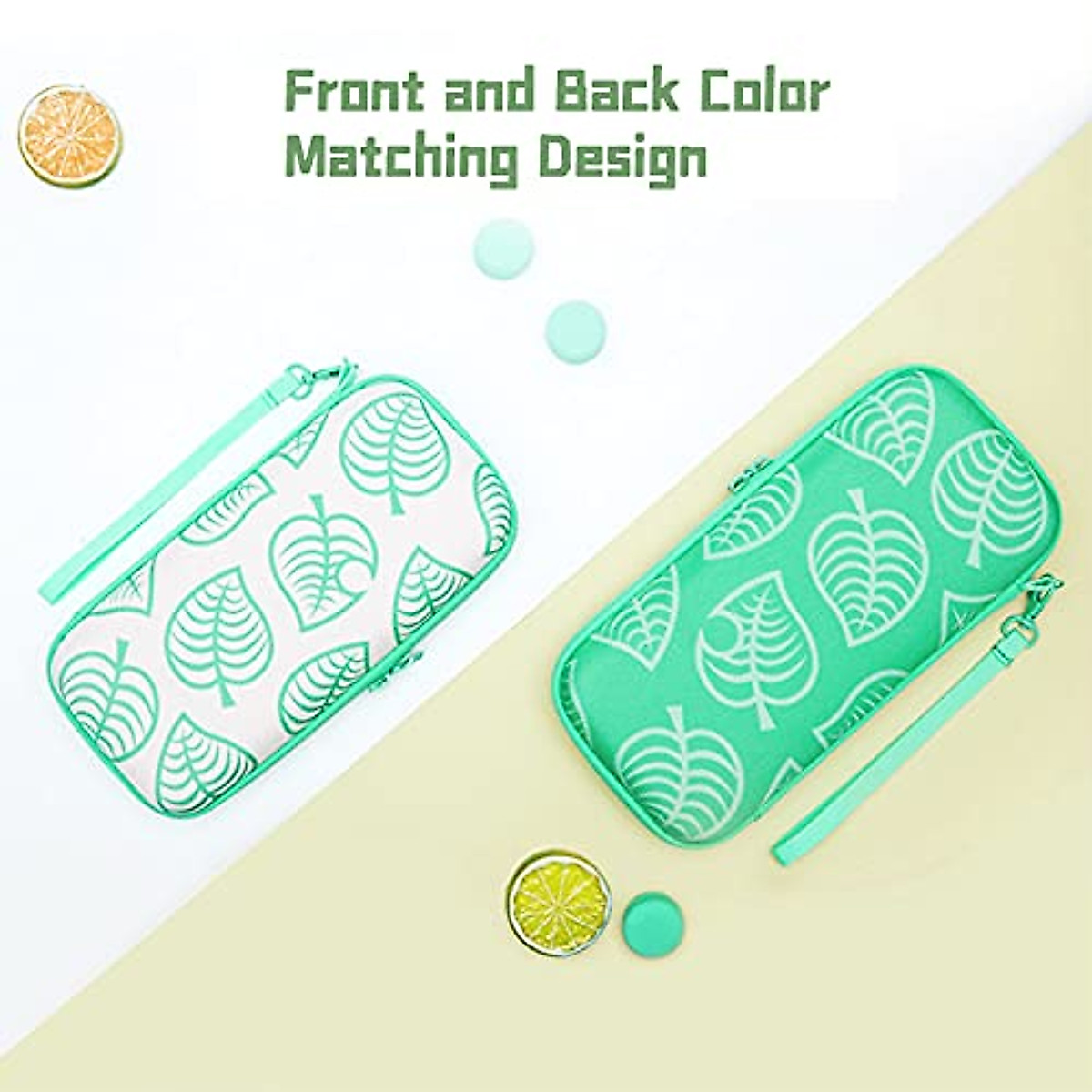 Carrying Case Compatible with Switch, Protection Case for Nintendo Switch Console, Portable Shockproof PU Hard Cover Storage Bag Travel Case for Switch