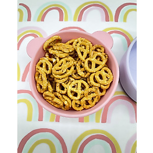 Panda Silicone Bowl with Suction Base for Feeding Babies 6+ Months and Toddlers, Mess-Free Eating, Unbreakable, Non-Toxic, Stylish, Dishwasher & Microwave Safe [2,Pack] (PBOWL-PL), Pink & Lavender