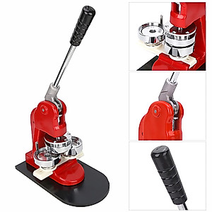 Tyenaza Badge Making Machine, 58mm(2.25 inch) Button Maker Pressing Machine DIY Gifts Pin Maker with 800pcs Button Parts