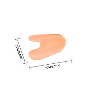 Yimanduo 10 Pcs Pinky Toe Separator, Little Toe Straightener Gel Toe Spacers for Men Women Walking, Running, Overlapping, Bunion Corrector and Bunion Relief