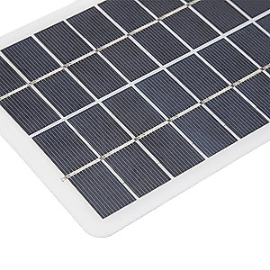 Solar Panel, Portable Solar Panel High Efficiency Wide Compatibility 4W 5V for Appliances