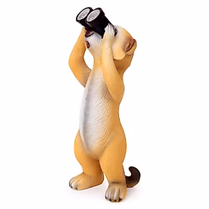 Blazin' Bison Garden Animal Solar Eyes | Meerkat Figurine | Patio Animal Decor | Yard, Balcony, Deck | Weather Resistant | Meerkat Gifts | Auto On/Off