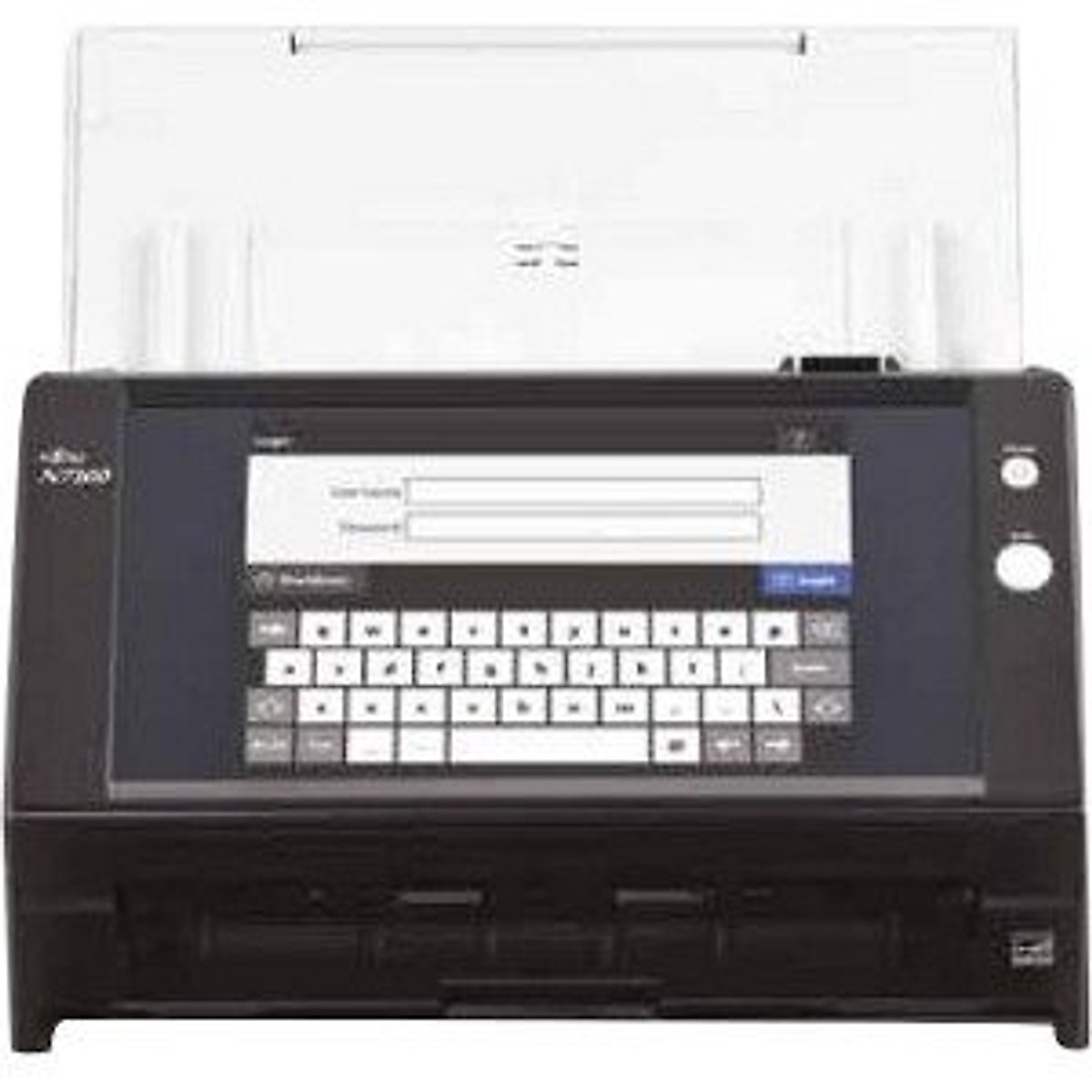 Fujitsu Network Scanner N7100 - Document scanner - Dual CIS - Duplex - 8.5 in x 14 in - 600 dpi x 600 dpi - up to 25 ppm (mono) / up to 25 ppm (color) - ADF (50 sheets) - up to 2000 scans per day -
