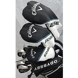 Mens Callaway Complete Golf Set - Clubs Driver, Fairway Wood, Hybrid, Irons, Putter Stand Bag Reg Flex