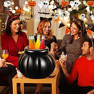 Jenaai St Patrick's Day Inflatable Drink Cooler with Legs Party Cooler Large Serving Bar Inflatable Drink Container Food Beverage for Indoor Outdoor Irish Party Supplies Decoration(White)