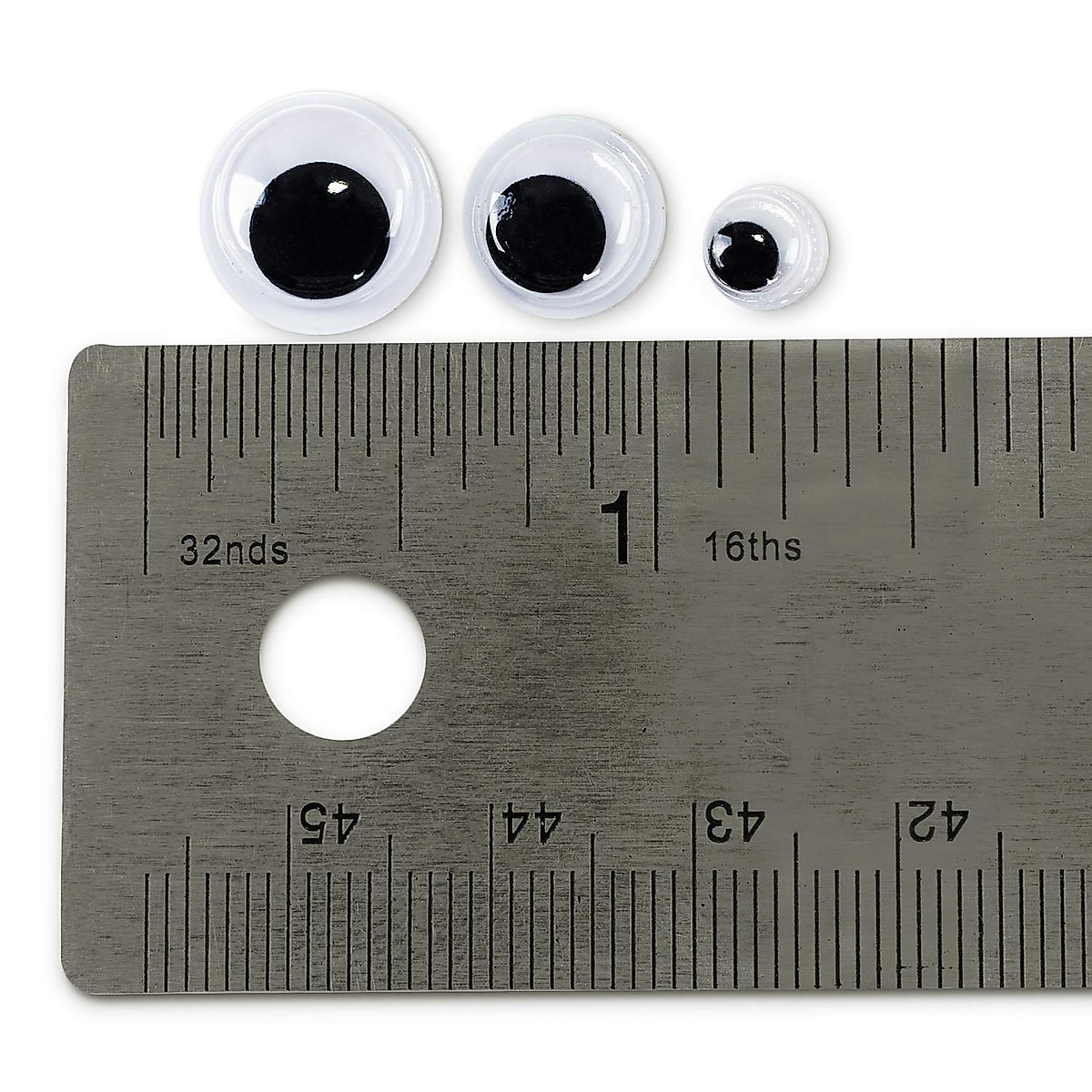 Super Z Outlet Mini Wiggle Eyes Black Small Plastic Round Moving Googly Eyes for Children School Classroom Arts & Crafts Models (500 Eyes)