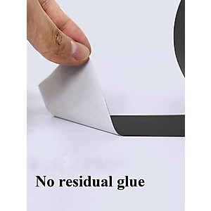 MONKOB Black Duct Tape 2 inches x 30 Yards 2 Pack No Residue, Strong, Flexible, Waterproof, Black Heavy Duty Duct Tape Variety Pack