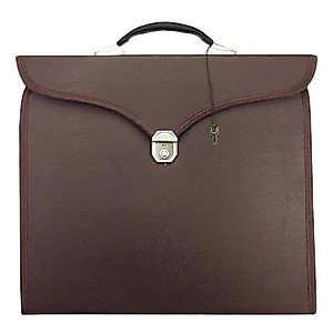 Masonic Regalia Provincial Full Dress Apron Square Compass G Cases [Multiple Colors] (BLACK)