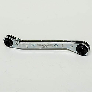 Yellow Jacket 60616 Offset Service Ratchet Wrench HVAC Refrigeration