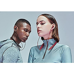 IKXO Neckband Bluetooth Headphones Noise Cancelling Headset with Mic Wireless Earbuds 5.0 CVC 8.0 Waterproof Sport Earphones for Running Driving Working Compatible