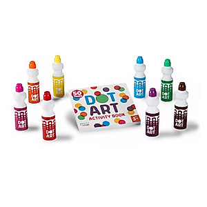 Chuckle & Roar - Dot Art Activity Kit - Mess free washable markers for preschoolers - Activity coloring book for kids ages 3 and up - Arts and crafts kit from Buffalo Games
