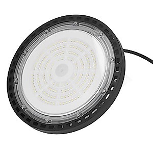YYQTGG UFO High Bay Light, Waterproof AC 85‑265V Integrated Die Casting LED High Bay Light 100W IP65 Protection Good Heat Dissipation for Garage