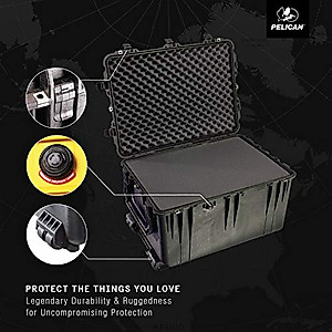 Pelican 1660 Case With Foam (Black)