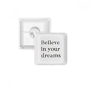 DIYthinker Believe in Your Dream Inspirational Keycap Mechanical Keyboard PBT Gaming Upgrade Kit