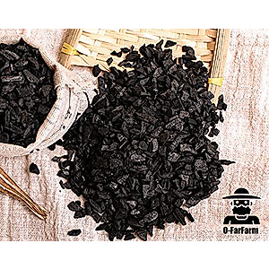 O-FarFarm Horticultural Charcoal for Potted Plants 2 QT, Hardwood Charcoal for Potting Soil Amendment, Orchids, Terrariums, and Gardening