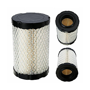 796031 Air Filter with Fuel Filter for John Deere D100 D110 D125 D130 Fits for Husqvarna Yta22V46 Yth22V46 Yth24V48 Hu800Awd, BS 591334 492932 310000 Engine Lawn Mower