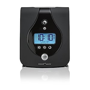 Sound Oasis Tinnitus Sound Therapy System, 24 Dr. Developed Sounds, Manage Tinnitus, Sleep Enhancement Lulls You to Sleep, Ear Ringing & Noise Relief, Privacy, Alarm w/Chime, Auto-Off Sleep Timer