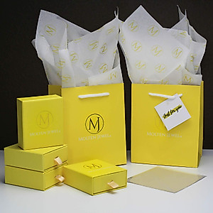 Molten Jewel 14k Plated Gold Cuff Bangle Bracelet | Arm Cuff | Gold Bangles | Gold Cuff Bracelets for Women | Gold Wrist Cuffs |