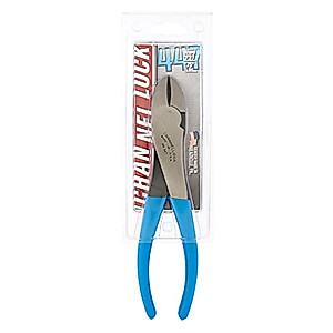Channellock 447 GIDDS2-821226 Curved Jaw Diagonal Cutting Plier Grey/Blue, 7.5-Inch Curved Diagonal