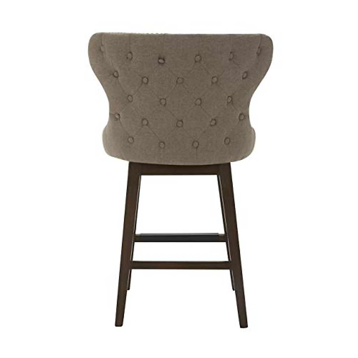 Amazon Brand – Stone & Beam Louise Memory Swivel Counter-Height Barstool, 38.2"H, Slate