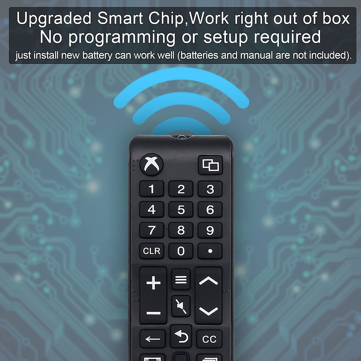 Replacement Remote Control UFX001 fit for Xbox One, Xbox One S/X PDP Gaming Multipurpose Media Remote Control