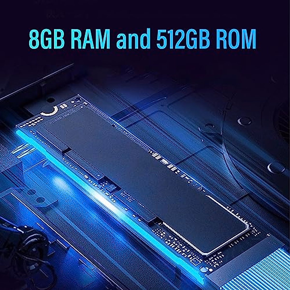 BROLEO Digital Laptop, 8GB RAM Business Laptop for Distance Learning for Recreation (US Plug 8G+512G)