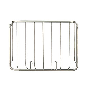 Spectrum Diversified Ashley Cabinet & Wall-Mounted Board & Bakeware Holder, Cookie Sheet Cutting Board Organizer for Cabinet, Baking Accessory Storage & Organization, Satin Nickel