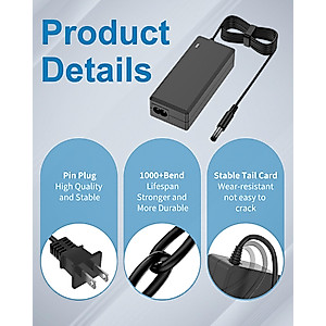 for Samsung Monitor Power Cord DC 14V 4A for Samsung SyncMaster 32” 27" 24" 22" 23" 20" 19" 18" 17" 15” Screen LED LCD TFT Monitor TV Power Supply Cord