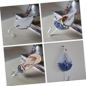 Hohopeti 3Pcs Ocean Theme Clothes Hooks Creative Hangers for Hats and Accessories Random Styles for Home Decor and Organization Nautical Inspired Wall Hooks