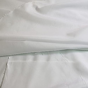 100cm*140cm White Silk Cotton Fabric Lining Material for Dress Natural Silk Cotton Fabric Material