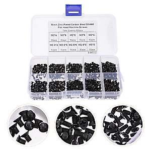 Mobestech 3 Sets Computer Repair Screws Flat Head Screw Wood Screws Flat Head Cap Screws Countersunk Screws Computer Part Countersunk Head Wood Screw Drilling Screw M2 Screws Laptop Screws