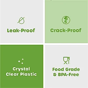 Comfy Package [200 Sets - 2 oz.] Plastic Disposable Portion Cups with Lids, Souffle Cups, Jello Cups