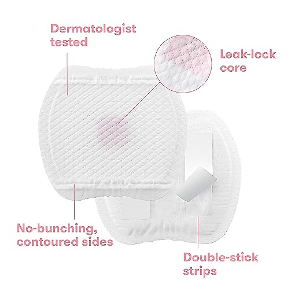 Frida Mom All-Day Dry Disposable Nursing Pads - Soft and Ultra-Absorbent Breast Pads, Breastfeeding Essentials for Moms, 60 Count