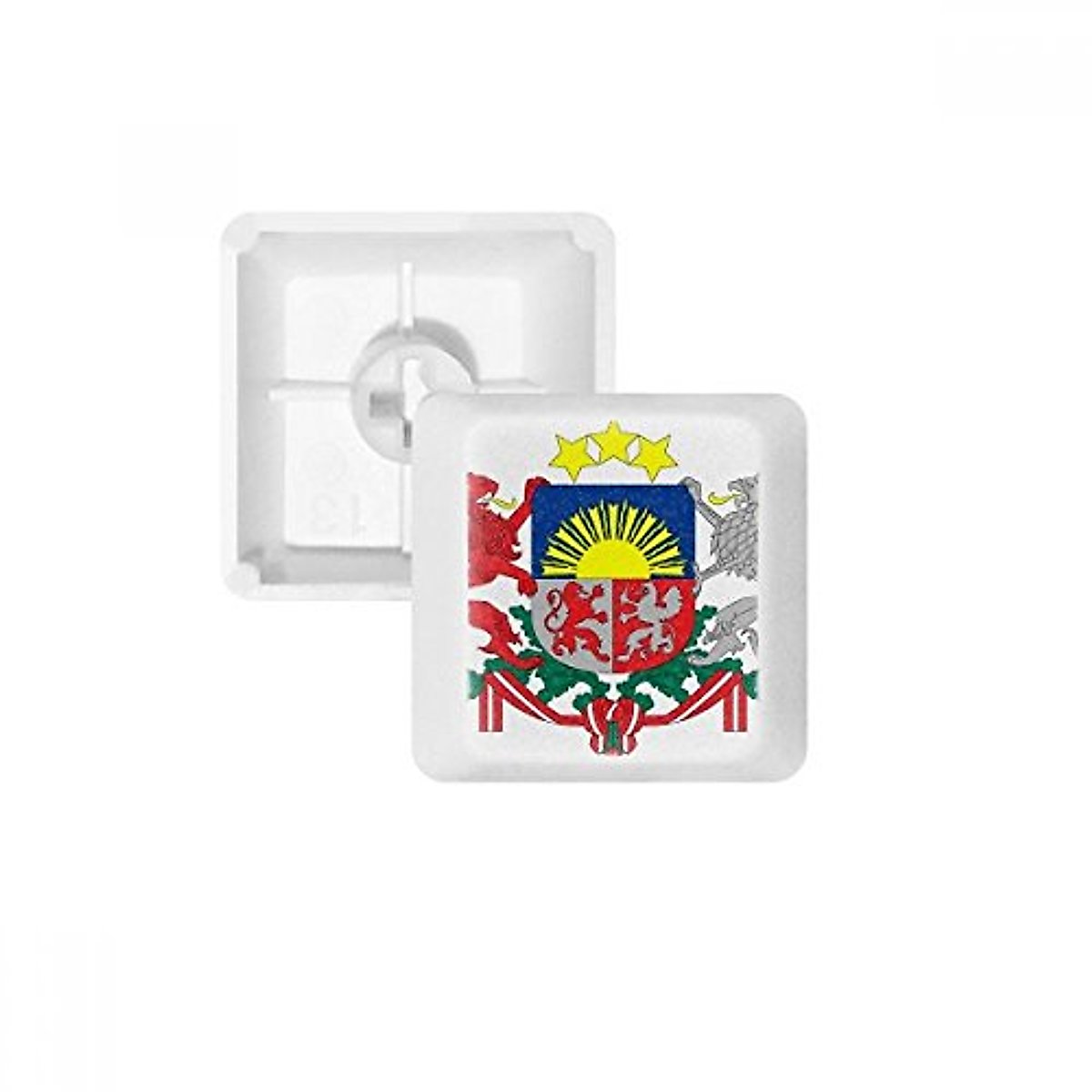 DIYthinker Latvia National Emblem Country Keycap Mechanical Keyboard PBT Gaming Upgrade Kit