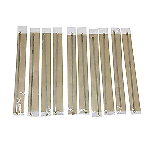 10PCS 8" Sealer Replacement Element Grip and Teflon Tapes, Impulse Sealer Repair Kits Heat Seal Strips for Most Hand Sealers, Length: 8 inch (200mm)