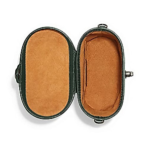 COACH Womens Satchel Kay Crossbody Handbags In Leather (QB/Amazon Green)