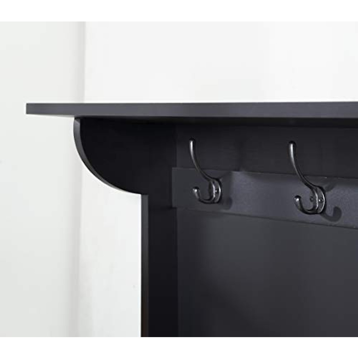 Linon Home Decor Anna Hall Tree-Wide Bench, Black