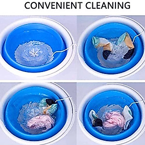 AEIOFU Portable Mini Foldable Washing Machine USB Powered Lightweight Washer for Home Travel Apartment Portable Compact Washing Machine Foldable Mini Washer Mini USB Washer