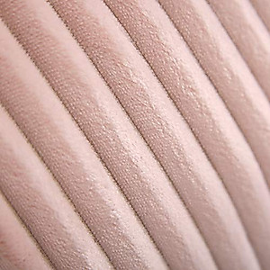 pop shop Wide Wale Royal Plush Dec Pillow, 18"x18", Blush