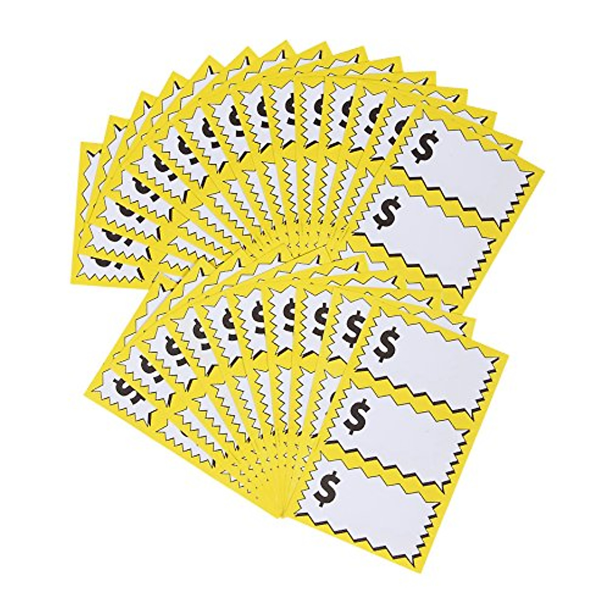 Sunburst Systems 7071 Large Item Pricing Stickers, 75 Count, with Space to Write Pricing