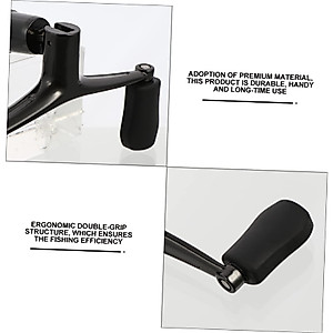 Sosoport 1pc Double Rocker Arm Swivel Rocker Fishing Boat Accessories Rotary Tool Accessories Fishing Rotary Knob Fishing Reel Knob Fishing Handle Arm Grip Reels Fishing Rod Parts Lengthen