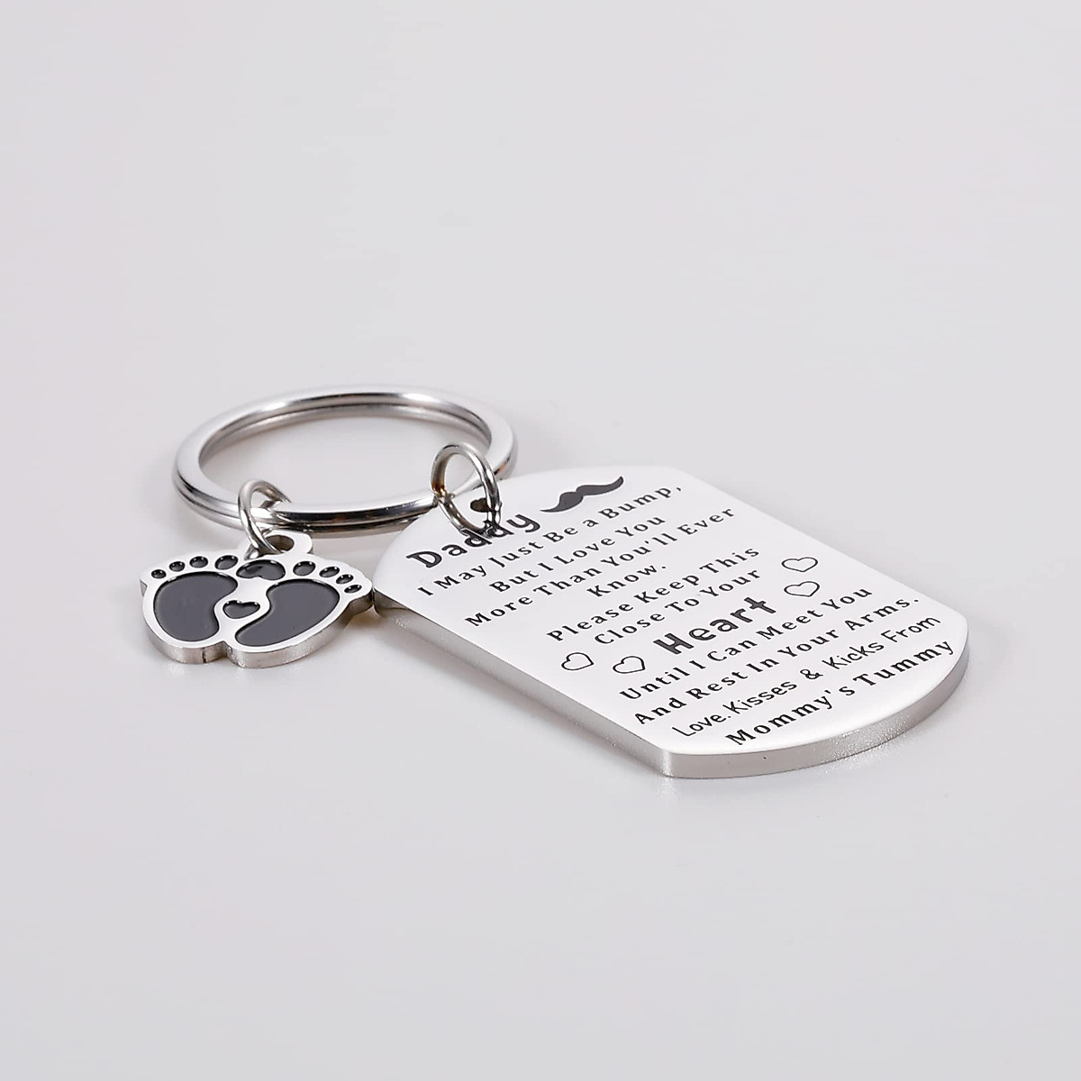 Expectant Dad Gifts Father Day Gift for New Dad New Dad to Be Gifts Baby Shower Gifts for Dad Keychains Pregnancy Announcement Gifts for Husband Baby Reveal Gifts for First Father Day Gifts