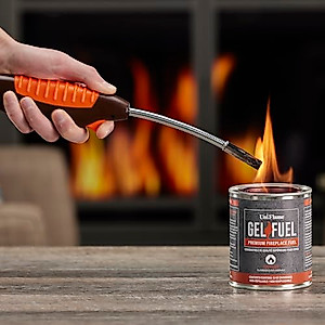 UniFlame - Gel Fuel, Premium Fireplace Fuel (12 Pack) | 12 13oz Cans