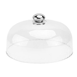 DOITOOL Cake Box Cover Acrylic Cake Cover Clear Cake Dome Cover Cake Server Cover Dessert Display Stand Cupcake Serving Platter Cover Picnic Food Cover for Home Party Outdoor 26x11cm Mini Cake Stand