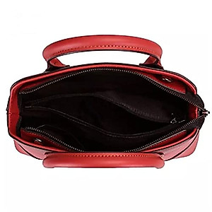 ZHUHW Vintage Floral Ladies Tote Bag Hand Embossed Handbag Versatile Women's Shoulder Messenger Bag (Color : A, Size : 30(L)*18(H)*12(W) cm)